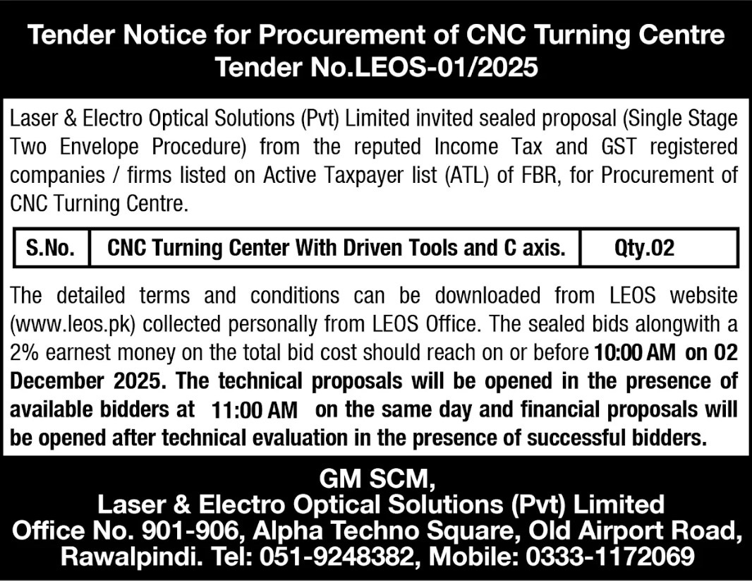 LEOS – “Laser & Electro Optical Solutions, (Pvt) Ltd